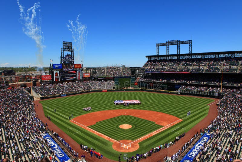 Coors Field Rock Pile - Colorado Rockies Editorial Photo - Image of ...