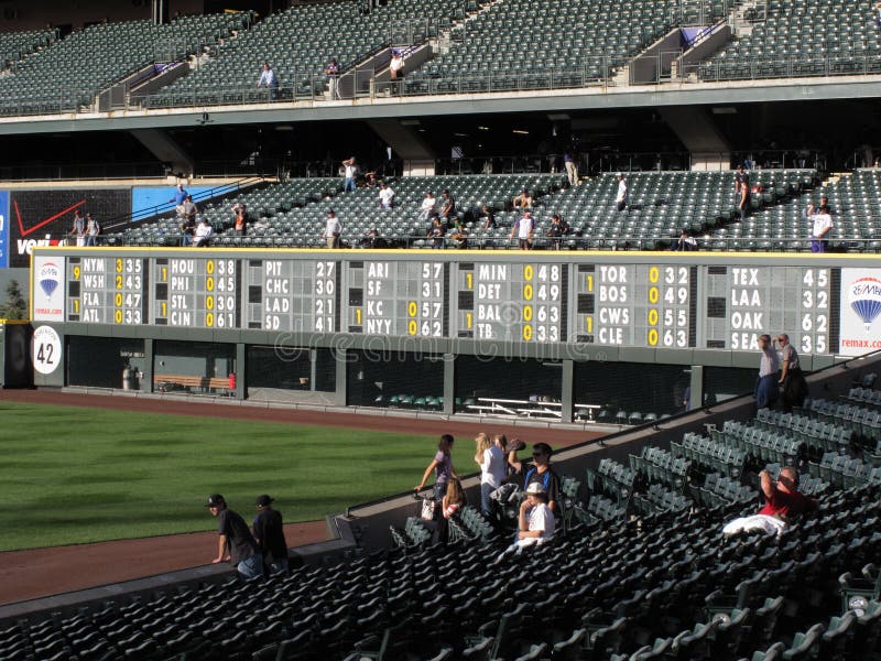 Coors Field Gate - Colorado Rockies Editorial Photography - Image of ...
