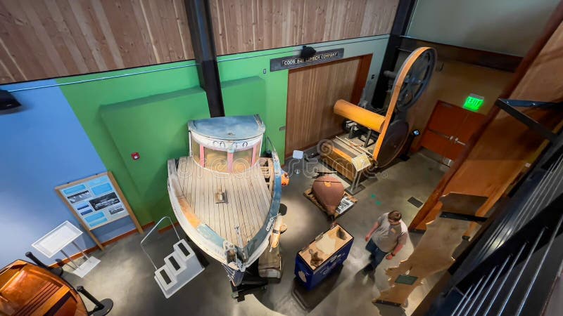 Coos History Museum in Coos Bay, Oregon. Editorial Stock Photo - Image ...