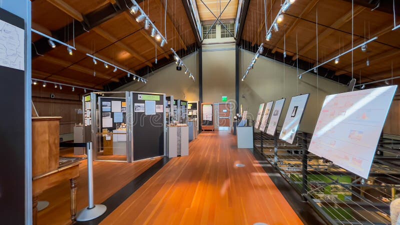 Coos History Museum in Coos Bay, Oregon. Editorial Photography - Image ...