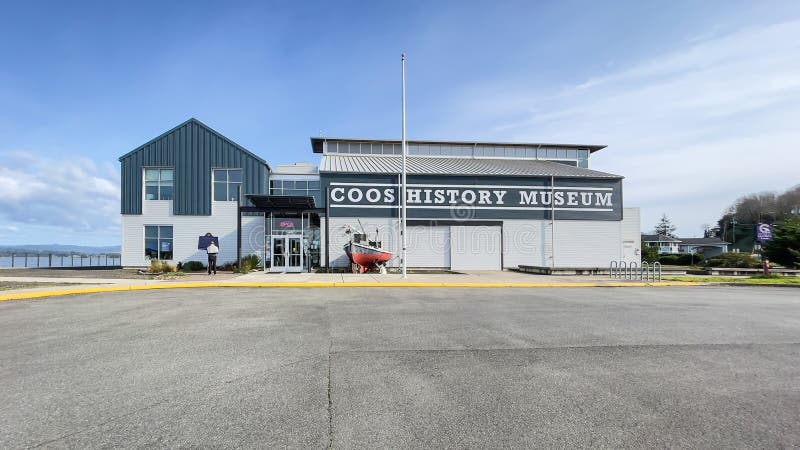 Coos History Museum in Coos Bay, Oregon. Editorial Image - Image of ...