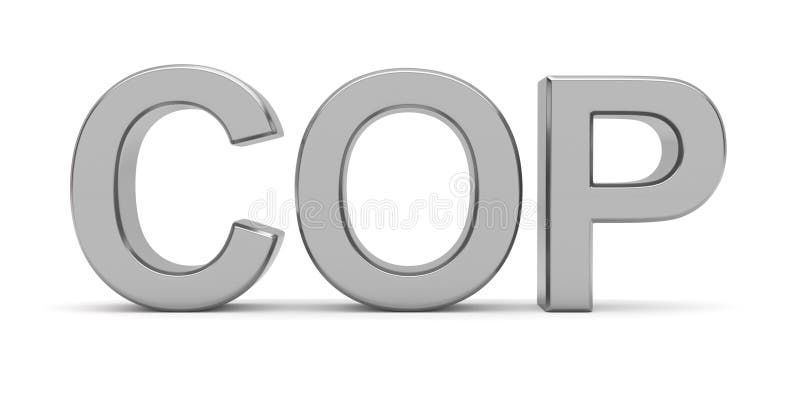 COP Colombian Peso Currency Code Stock Illustration - Illustration of ...