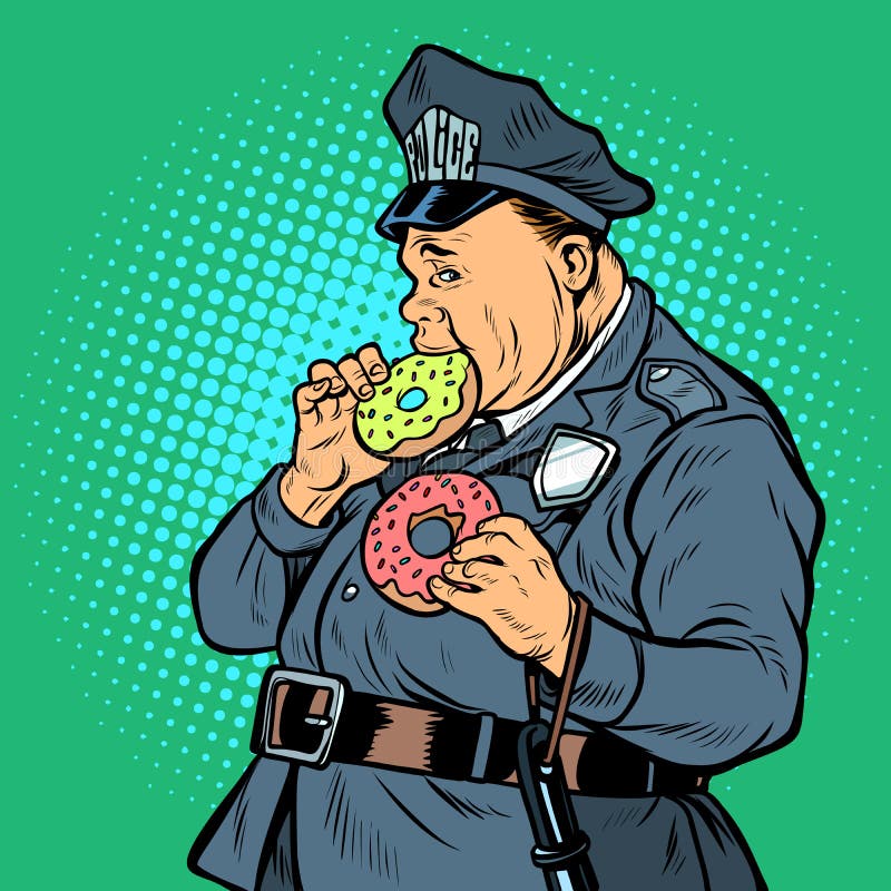 Donuts Cops Jokes Cartoons