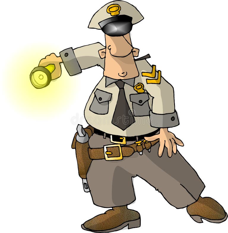 Man Holding Flashlight Stock Illustrations – 545 Man Holding Flashlight ...