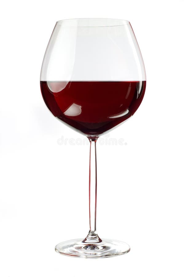 Copa Del Globo Para Los Vinos Rojos Ricos Foto de archivo - Imagen de ...