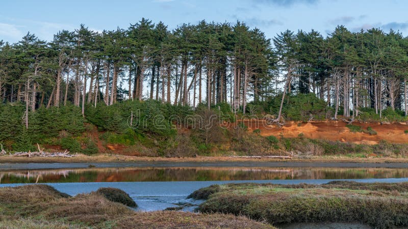 Copalis River in Autumn stock photo. Image of clouds - 131109308