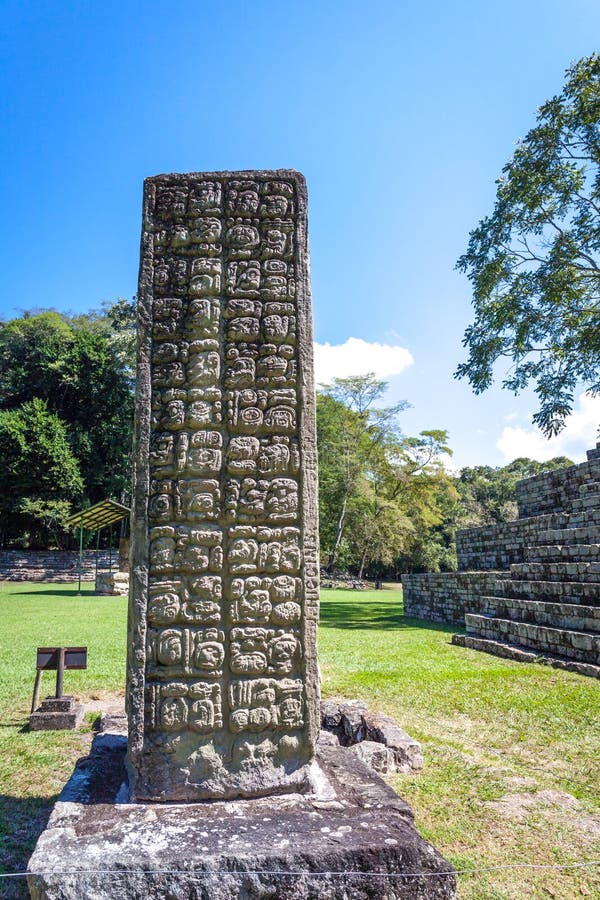 Copan Ruinas stock image. Image of precolumbian, architecture - 85048403