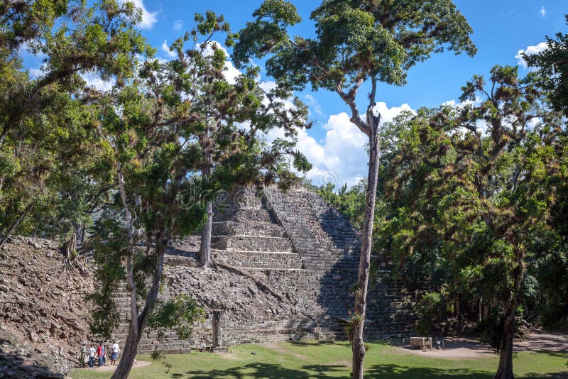 Copan Ruinas stock image. Image of plaza, people, outdoors - 85056289