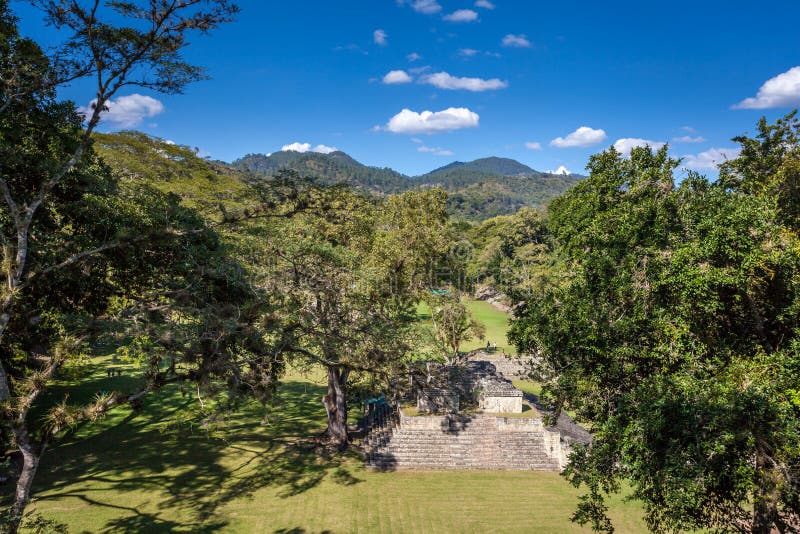 Copan Ruinas stock photo. Image of architecture, department - 85090636