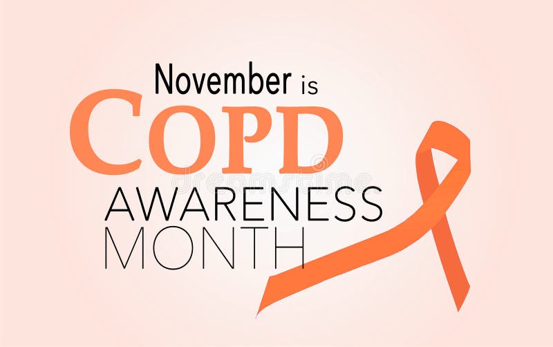 COPD Awareness Month.Vector Infographic Illustration With Icons For ...