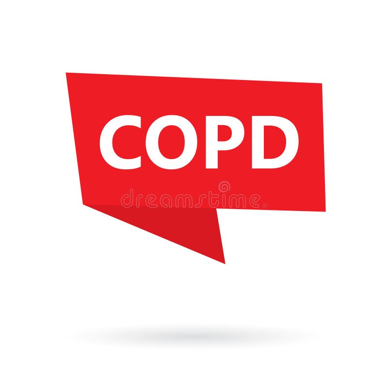 COPD Chronic Obstructive Pulmonary Disease Icon Stock Vector ...