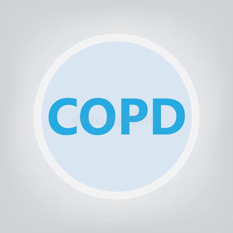 COPD Chronic Obstructive Pulmonary Disease Icon Stock Vector ...