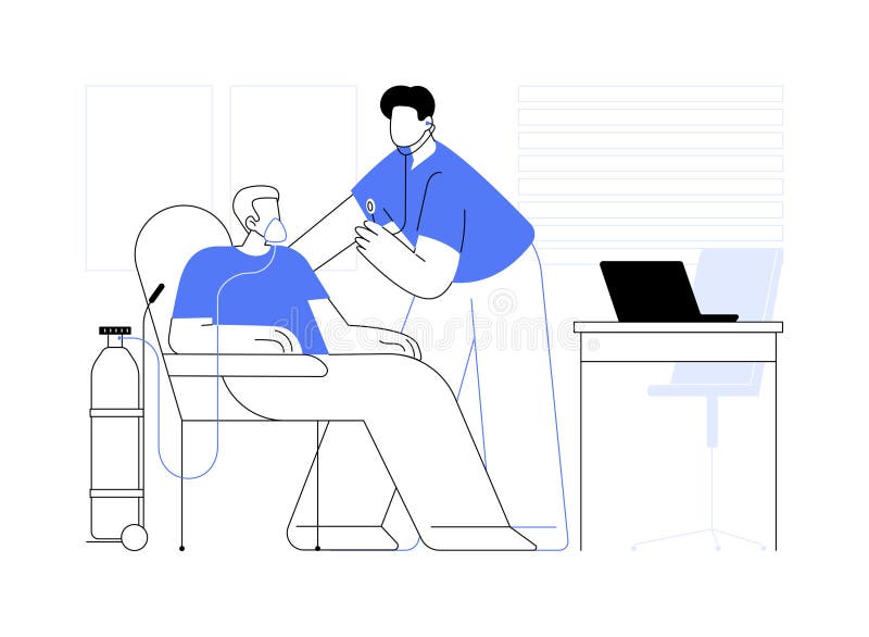 COPD Treatment Abstract Concept Vector Illustration. Stock Vector ...