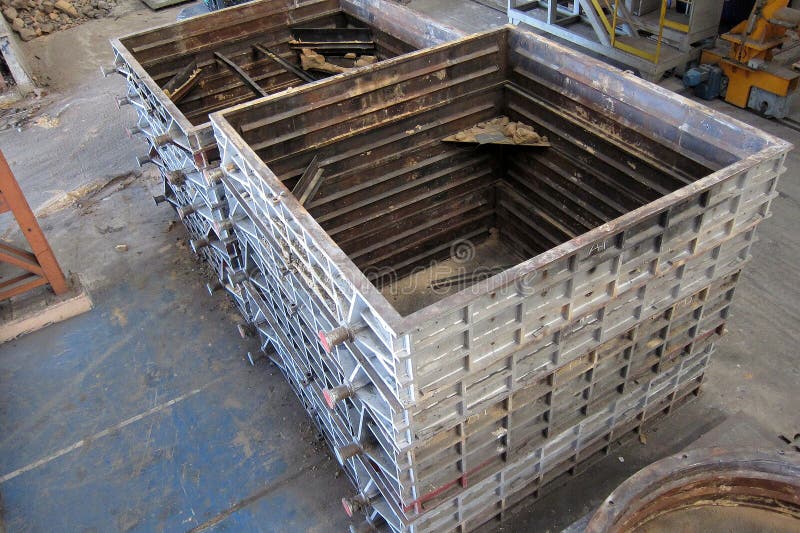 Cope and Drag Mold stock photo. Image of crucible, cast - 63457060