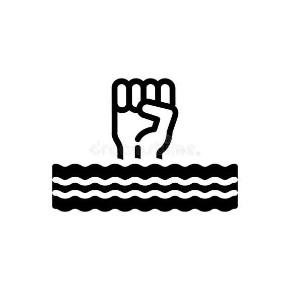 Black Solid Icon for Cope, Face and Daredevil Stock Vector ...