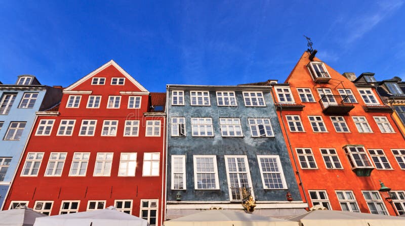 Historic German row houses stock photo. Image of architecture - 2168454