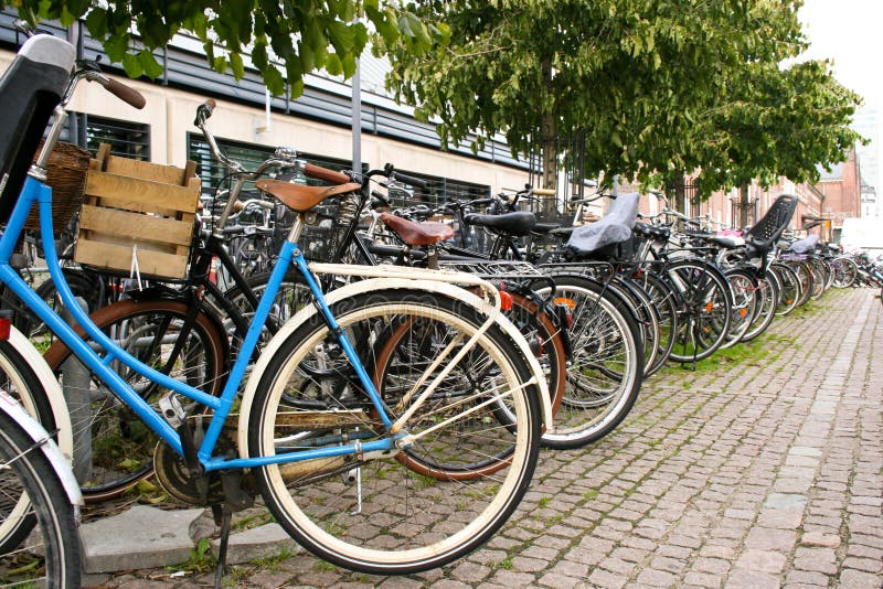 Copenhagen Bike Rack editorial photography. Image of transport - 21171477