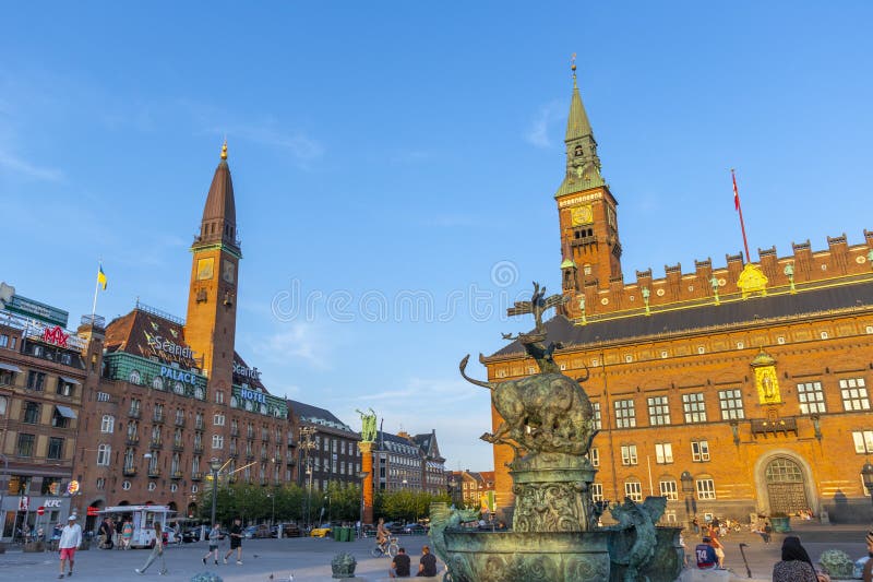 Copenhagen City Hall is Situated on the City Hall Square in Copenhagen ...
