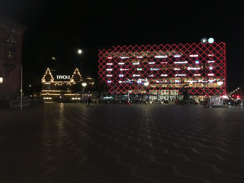 Copenhagen City Hall Square Editorial Stock Photo - Image of hall ...