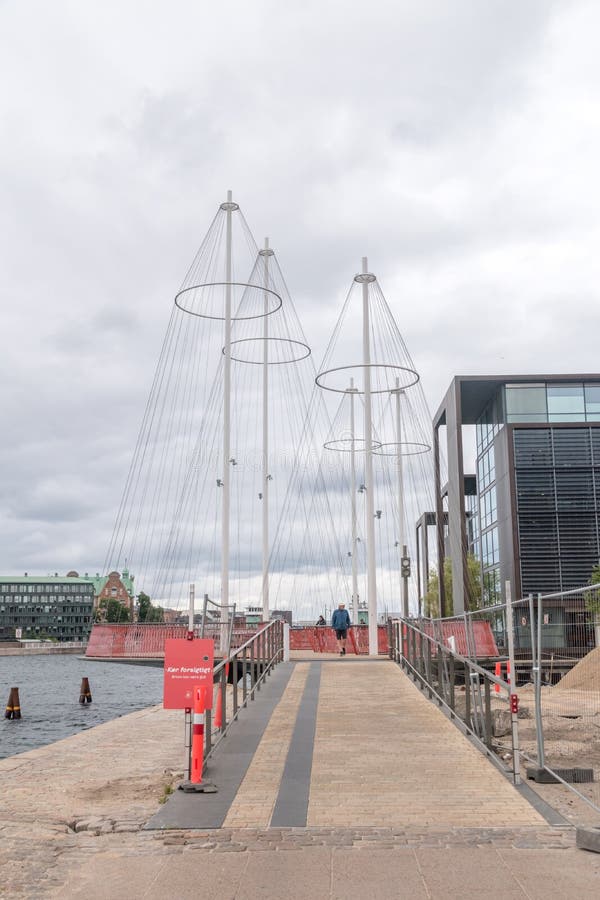Five Circles Pedestrian Bridge Editorial Image - Image of capital ...