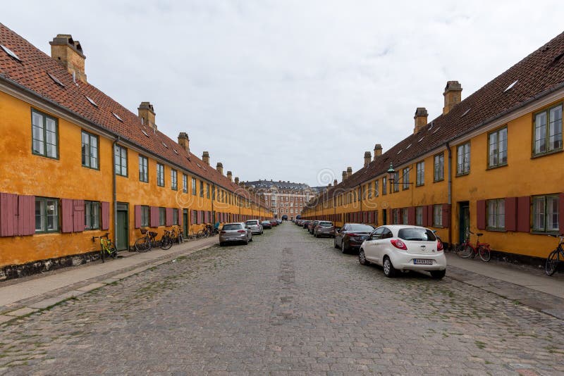 Nyboder District in Copenhagen Editorial Photography - Image of living ...