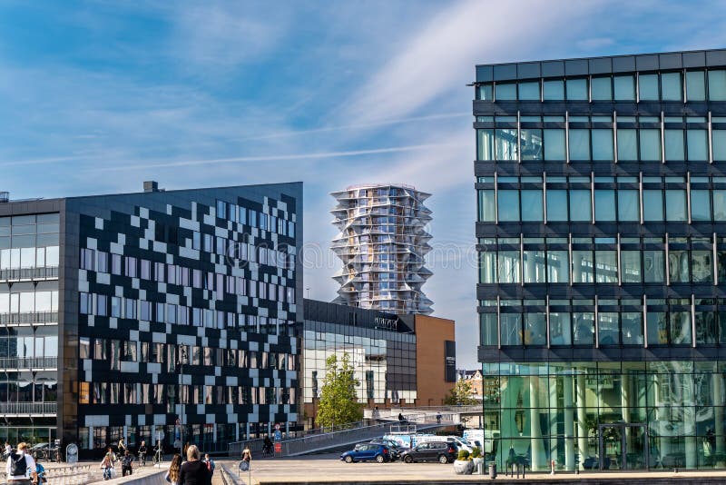 Copenhagen Skyline Cactus Towers in Denmark Editorial Stock Photo ...