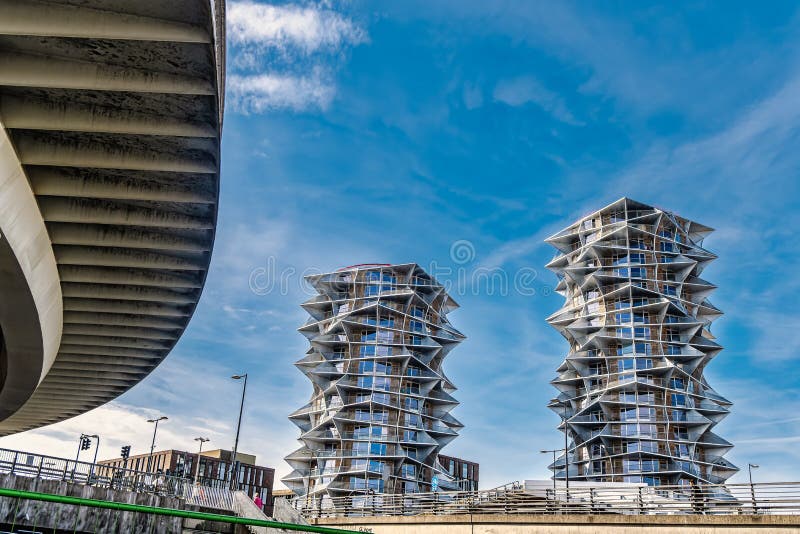 Copenhagen Skyline Cactus Towers in Denmark Editorial Photography ...