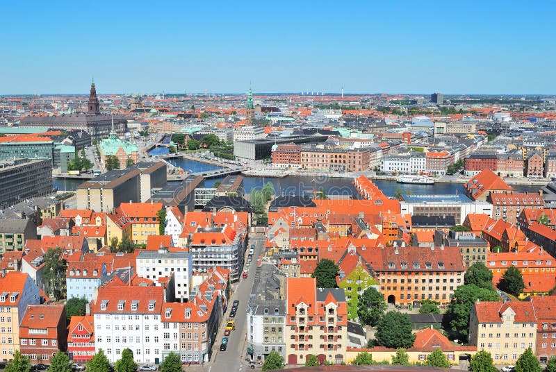 Copenhagen top-view stock photo. Image of bridge, denmark - 25814404