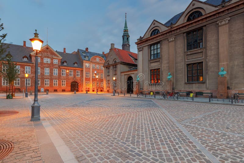 Copenhagen. University Building. Stock Image - Image of education ...