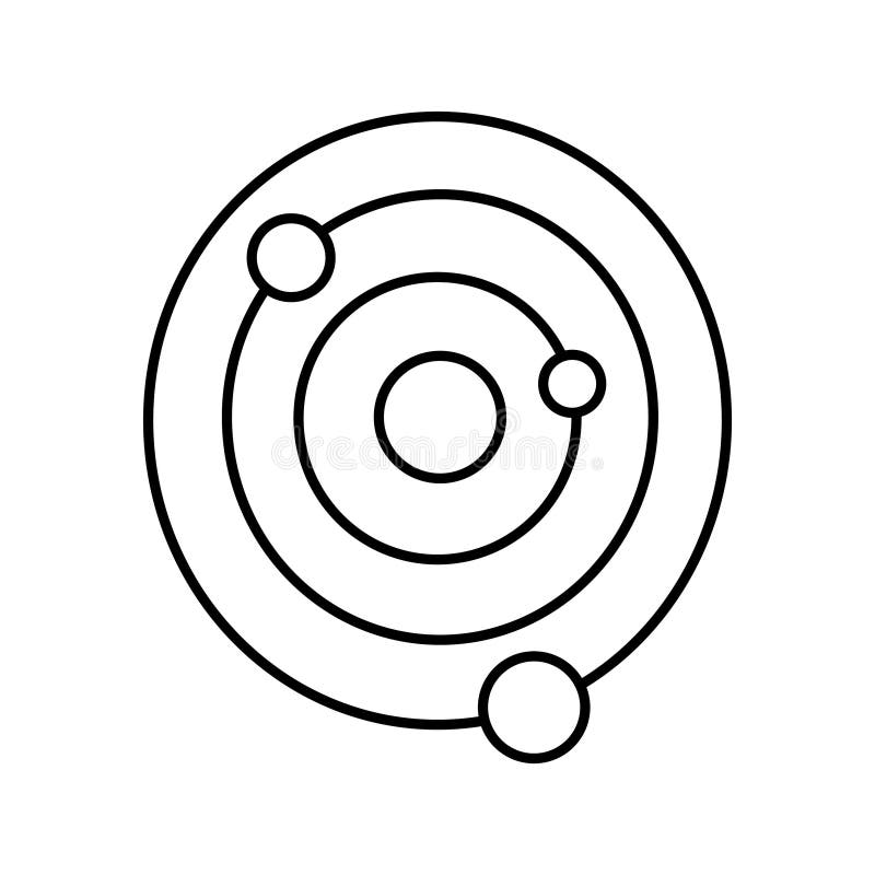 Copernican System Vector Icon Which Can Easily Modify or Edit Stock ...