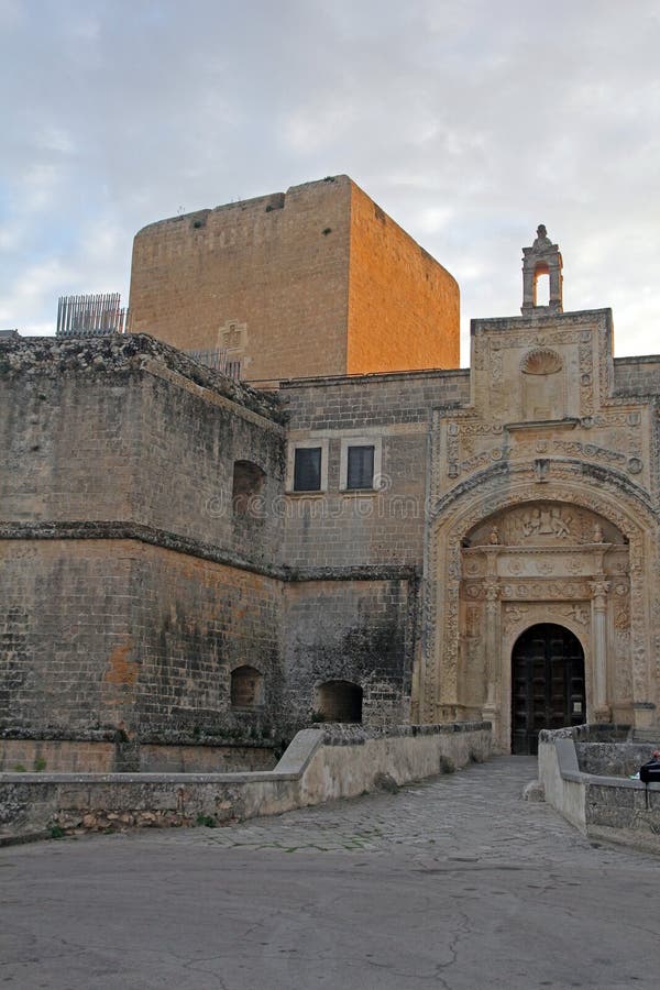 Copertino fort stock photo. Image of salento, puglia - 108365370
