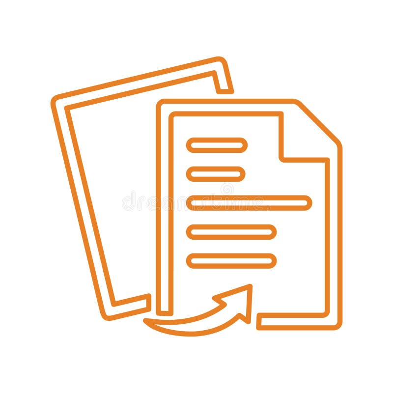 Copied, Sheet Outline Icon. Line Vector Design Stock Illustration ... Copied, Sheet Outline Icon. Line Vector Design Stock Illustration ...