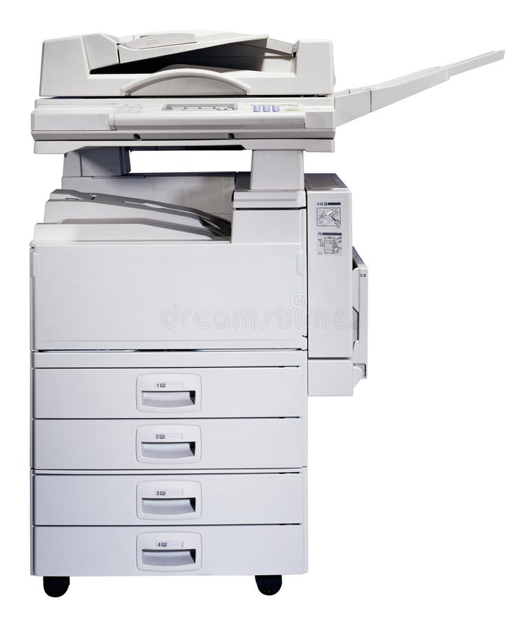 Colour laser copier stock image. Image of inkjet, output - 2831655