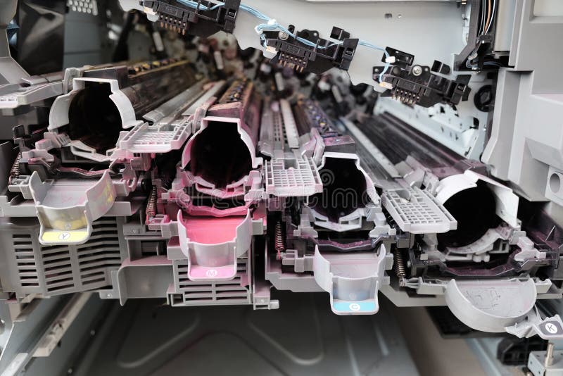 Copier Carcass Under Repair Stock Image - Image of machine, fixing ...
