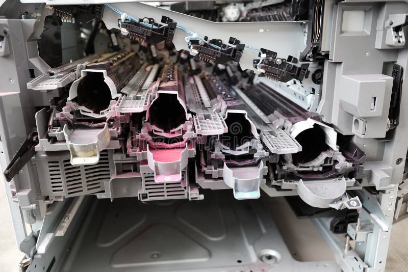 Copier Carcass Under Repair Stock Image - Image of machine, fixing ...
