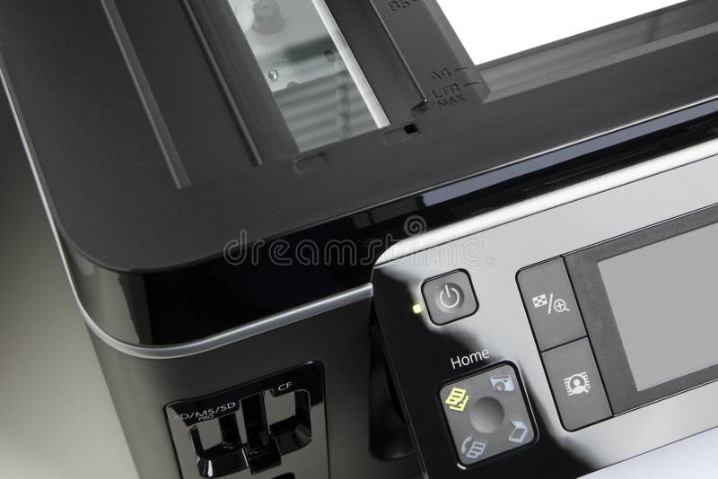 Copier detail stock photo. Image of reader, copy, multifunctional ...