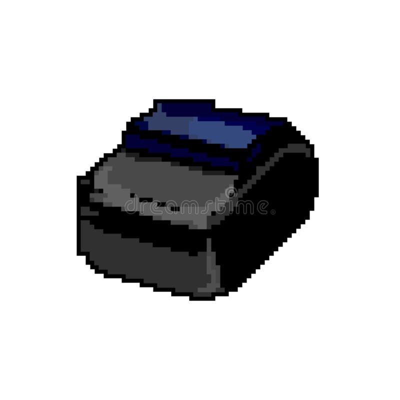 Copier Printer Paper Game Pixel Art Vector Illustration Stock Vector ...