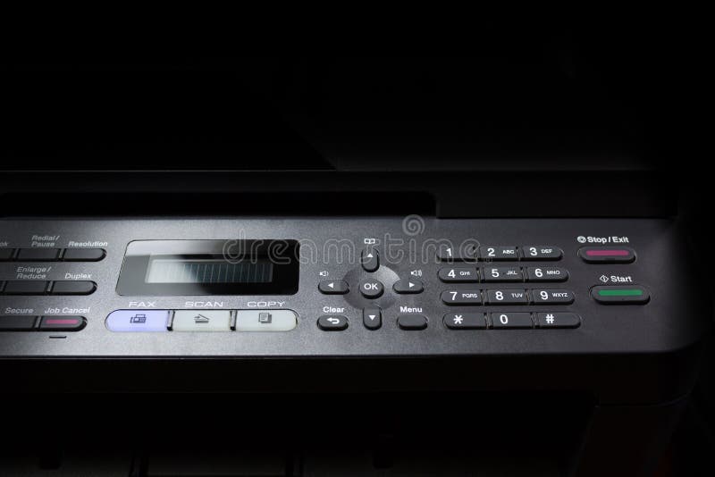 Copier-Scan-Fax Buttons 01 stock image. Image of duplicator - 83665509