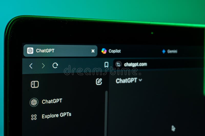 CoPilot, ChatGPT and Gemini AI Chatbots Opened on Computer Screen Editorial Stock Photo - Image ...