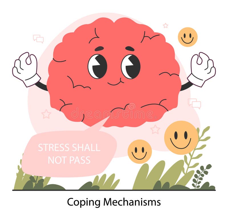 Coping Mechanism. Emotional Intelligence Stock Vector - Illustration of ...