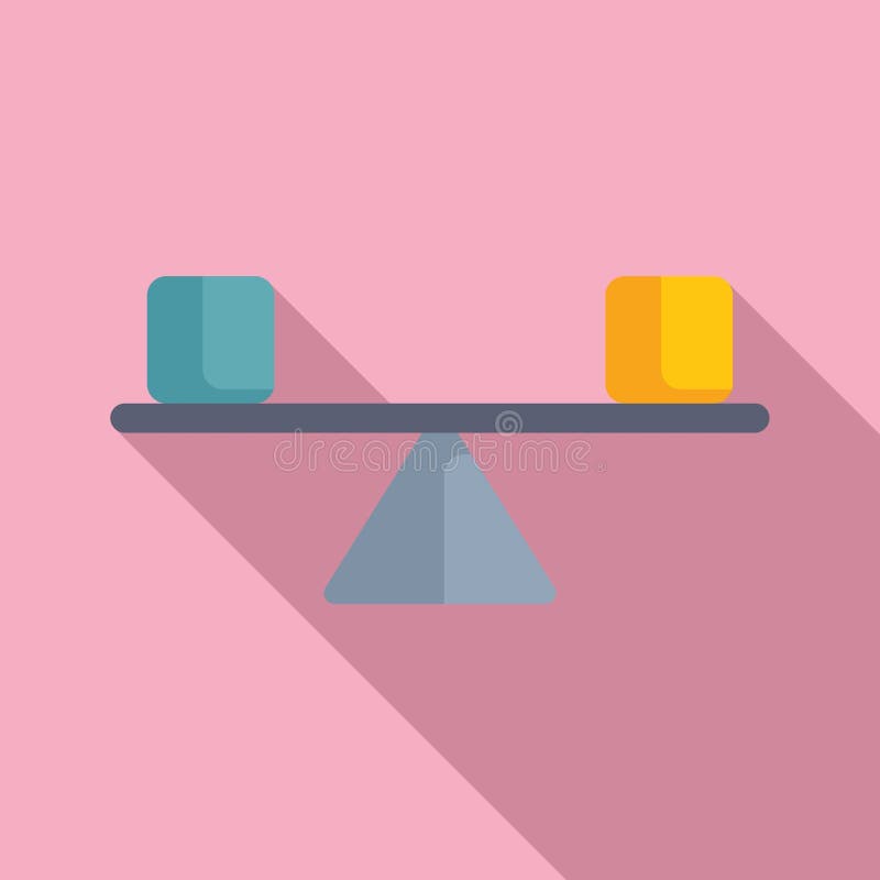 Coping Skills Balance Icon Flat Vector. Work Person Task Stock Vector ...