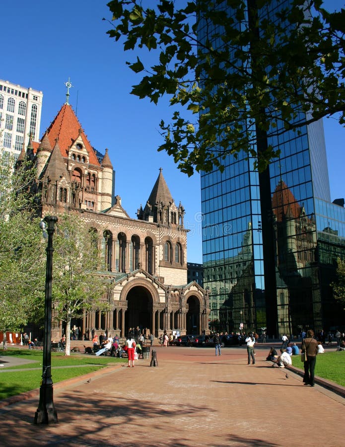 Copley Square, Boston editorial stock image. Image of architecture - 318009