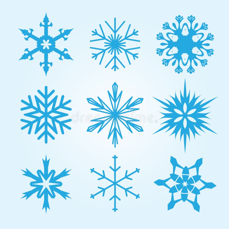 Copo de nieve ilustración del vector. Ilustración de grupo - 11055494