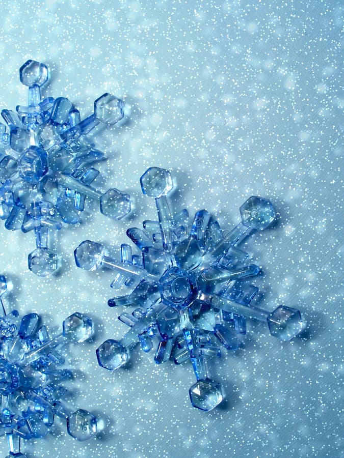 Copos De Nieve De La Navidad Foto de archivo - Imagen de poste ...