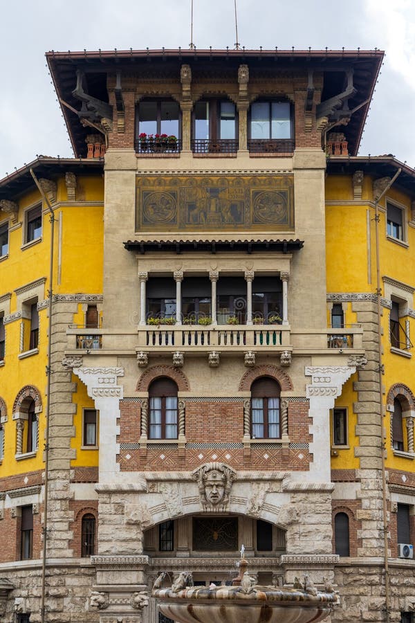 Coppede Quarter in Modern-liberty Style in Rome Stock Image - Image of ...