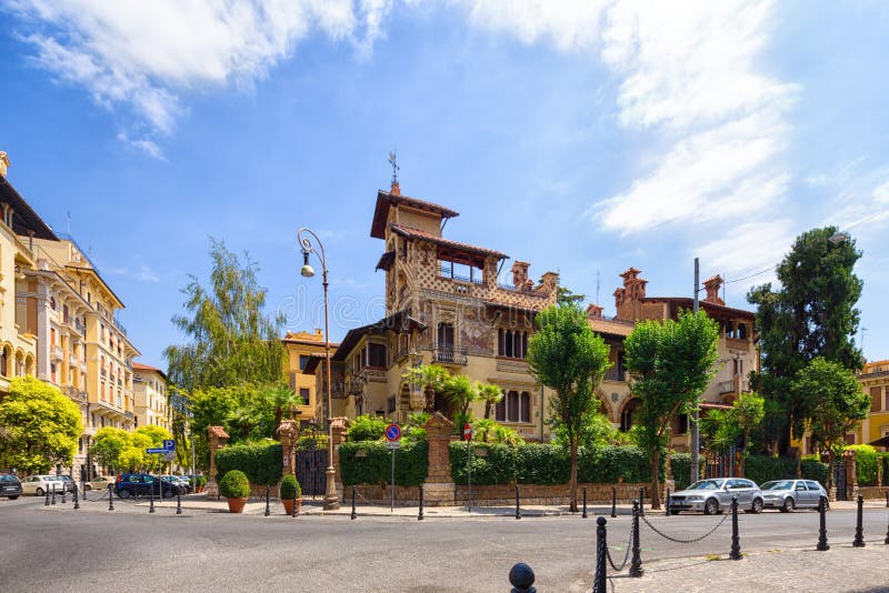 Coppede Quarter, Rome, Italy Stock Photo - Image of landmark, rome ...