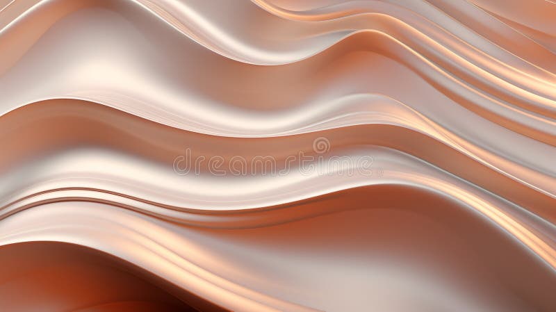 Copper Abstract Gradient Wave Pattern with Frosted Glass Lens Flare ...