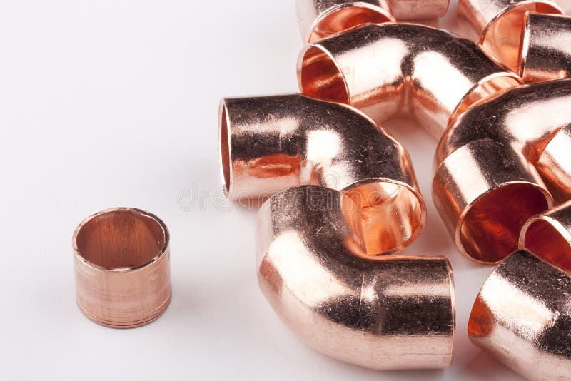 Copper accessories stock photo. Image of build, accessories - 17758568