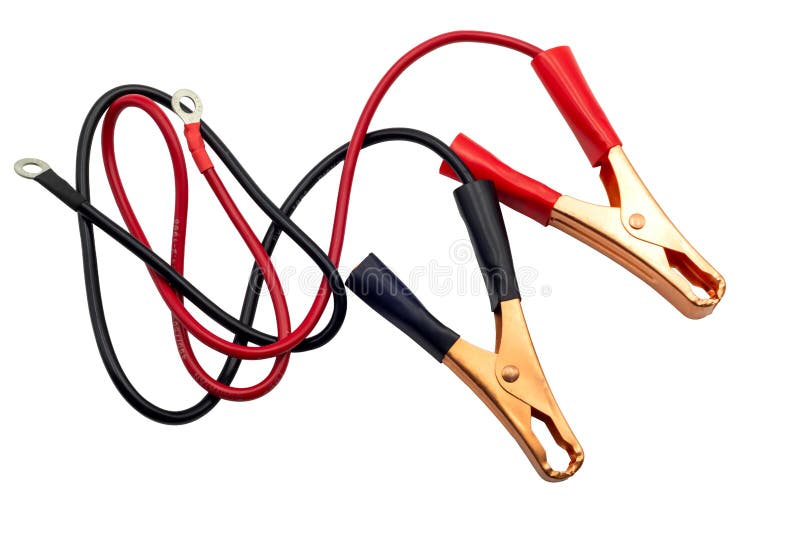 Copper Alligator Clips Connected To Electrical Wires for Various ...