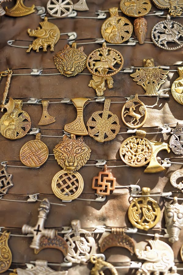 Copper amulets stock photo. Image of fortune, handmade - 52131748